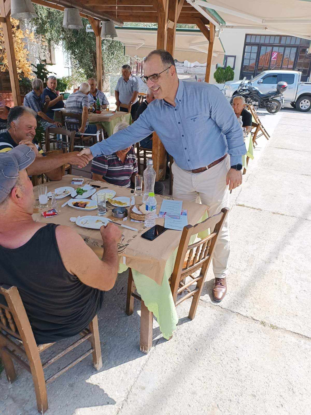Επίσκεψη σε Κεντρικο Ξενοδοχείο και σε Χωριά απο το Συνδυασμό ΙΣΧΥΡΗ ...